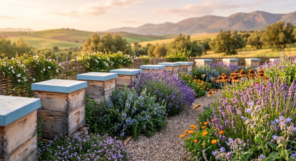 Apiary Layout: Best Medicinal Herbs for Hive Health - honeyroadblog